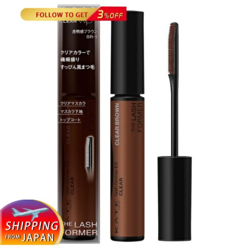 100% original KATE Lash Former EX Clear Mascara - BR-1 Brown / BK-1 ...