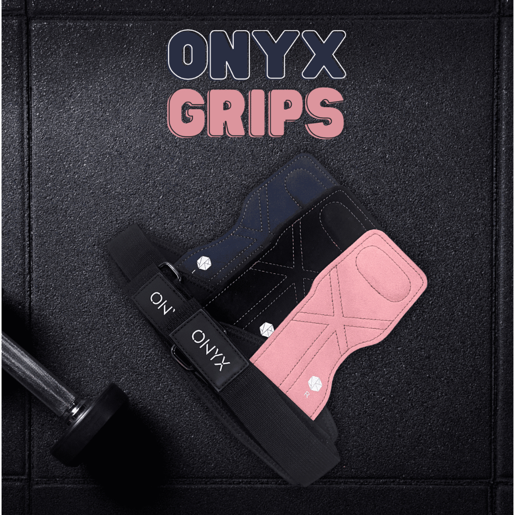 ONYX Grips - 1Pair Non-Slip Wrist Wrap Triple Layer Cowhide Material ...
