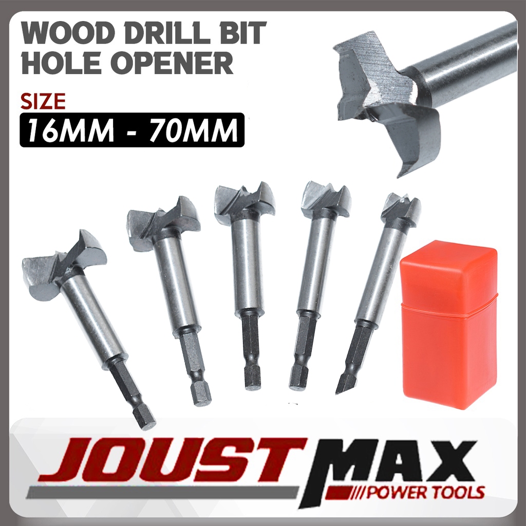 WOOD HOLE SAW OPENER DRILL BIT WOODWORKING DRILLING TOOLS 16MM TO 70MM ...