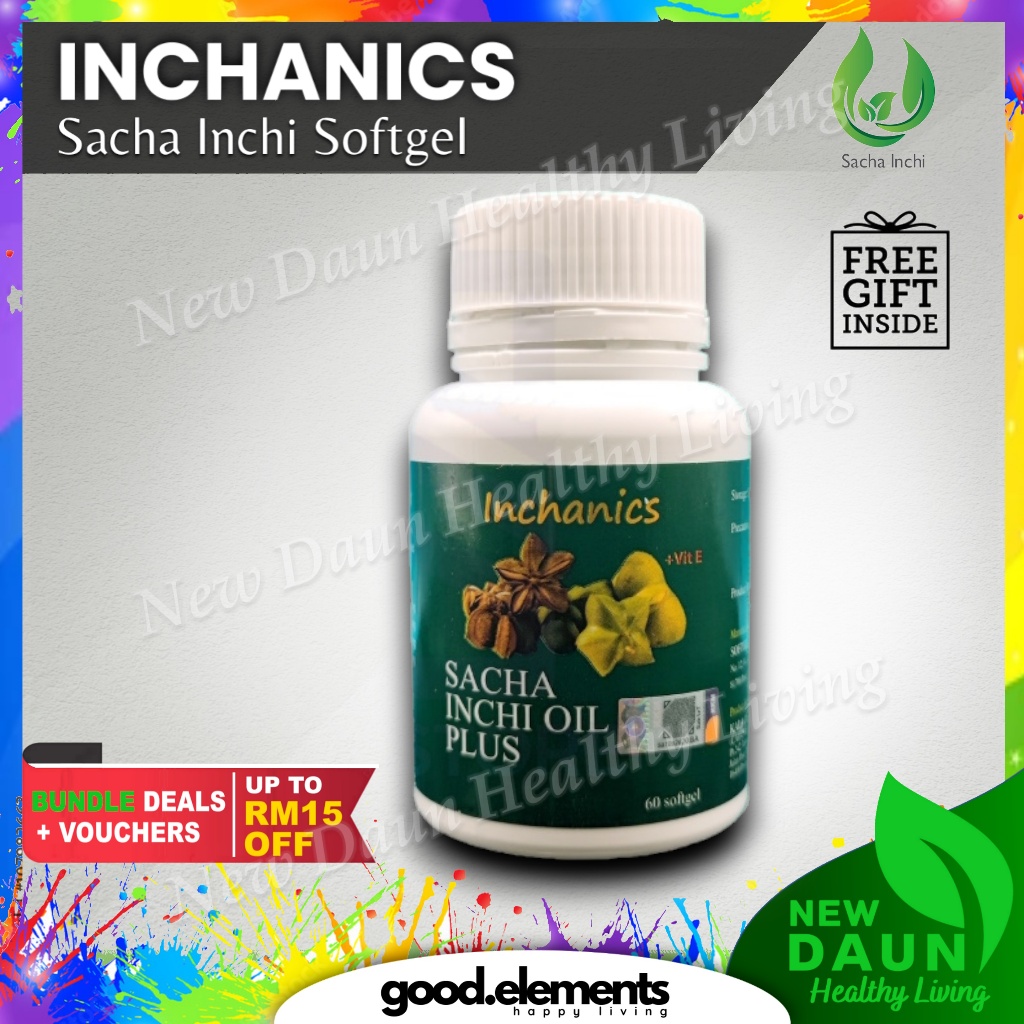 [Value Pack] Sacha Inchi Oil INCHANICS. Incha Organics. KKM APPROVED ...