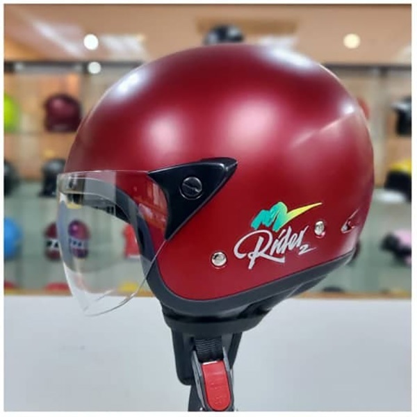 HELMET SGV RIDER 2 BALI STYLE MULTI COLOUR BLACK BLUE RED PINK SILVER ...