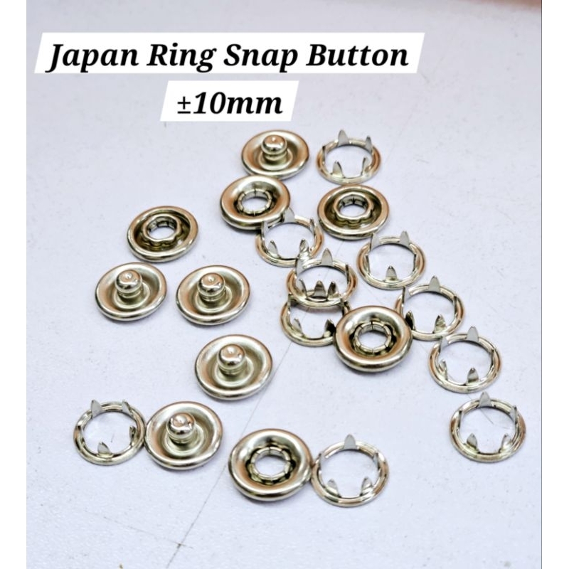 Japan (Kane M) Ring Snap Button 10mm | Shopee Malaysia