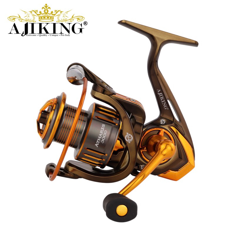 (5-14kg Maxdrag) Ajiking Athares Fishing Reel Mesin Pancing Spinning Reel Air Tawar Screw in ...