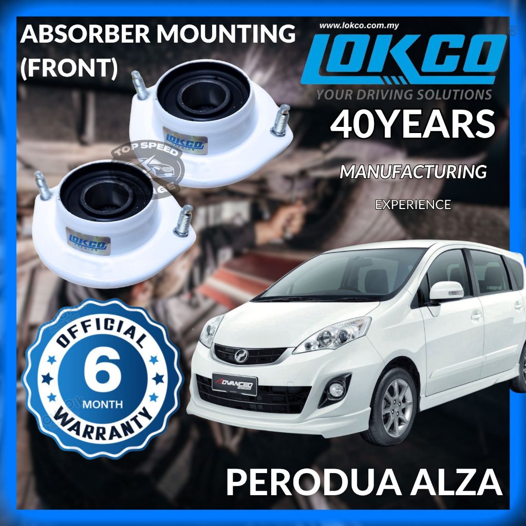 LOKCO Premium Heavy Duty Absorber Mounting PERODUA ALZA Front/Depan ...
