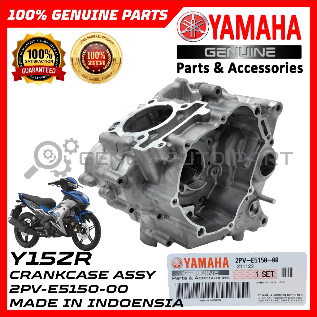 YAMAHA Y15ZR Y15 YSUKU V1 V2 CRANKCASE ASSY ENGINE COVER [2PV-E5150-00] 100% ORIGINAL YAMAHA ...