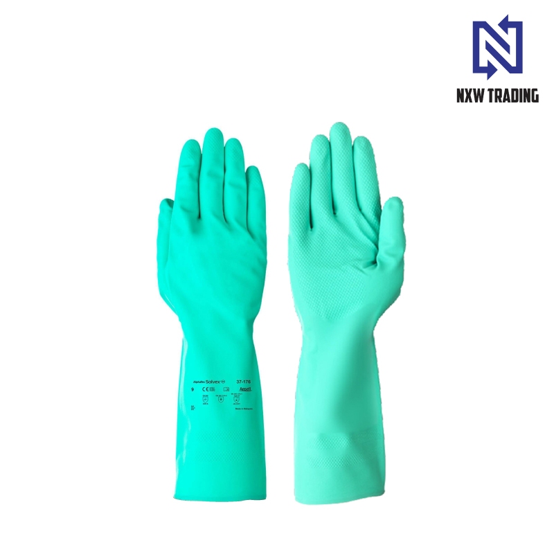 ANSELL ALPHATEC® SOLVEX® 37-176 CHEMICAL-RESISTANT GLOVE [1 PAIR] | Shopee Malaysia