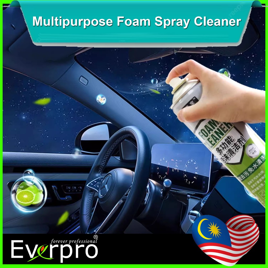 •Multipurpose foam cleaner •多功能泡沫清洁剂 •No water needed to clean & wash ...