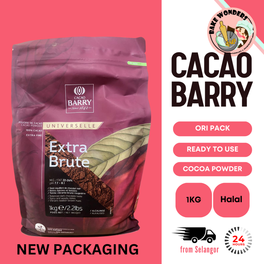 Cacao Barry 100% Cocoa Powder/ Imported Cocoa Powder/ Chocolate Powder ...