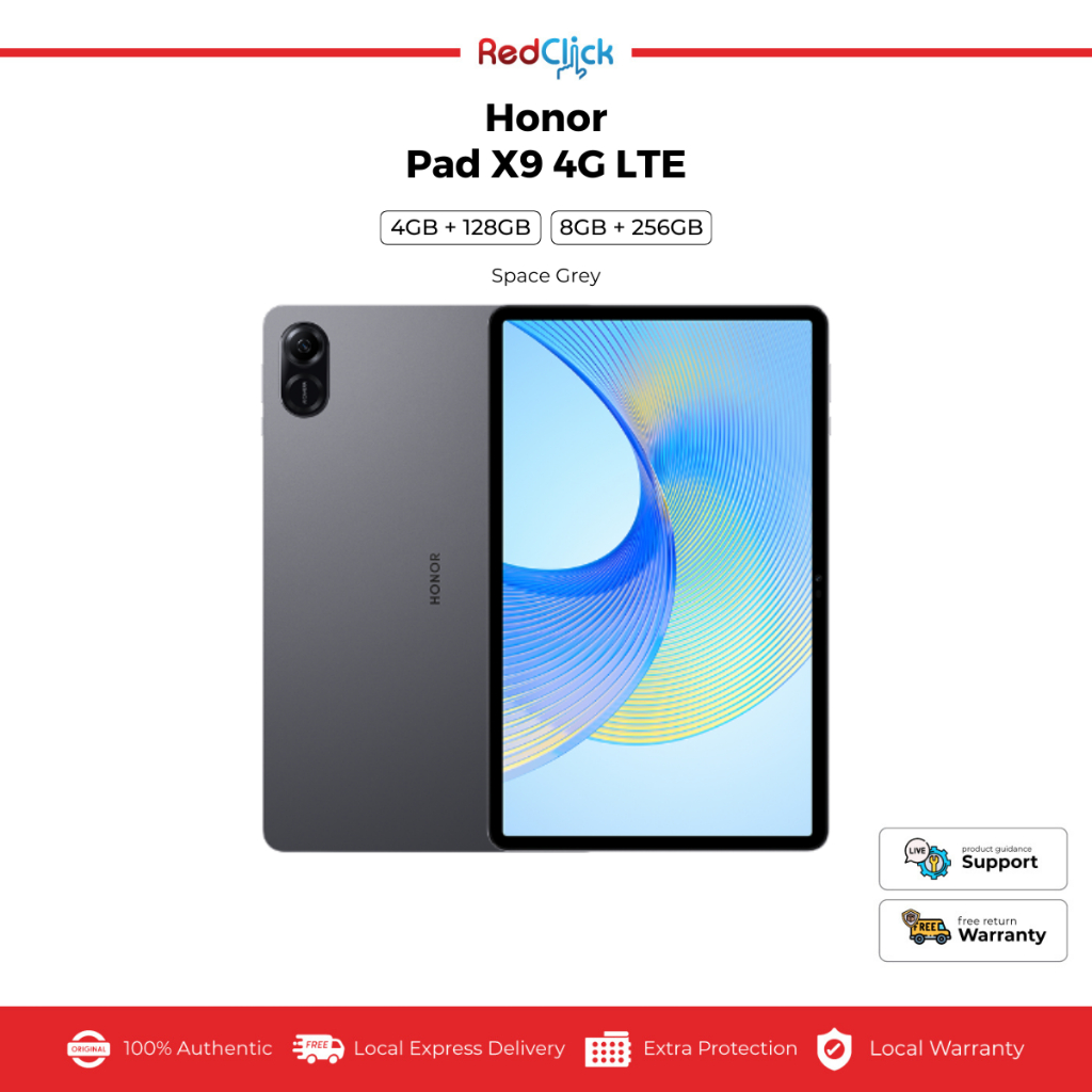 Honor Pad X9 4G LTE/ELN-L09 (4GB+128GB) (8GB+256GB) Honor Malaysia Set ...