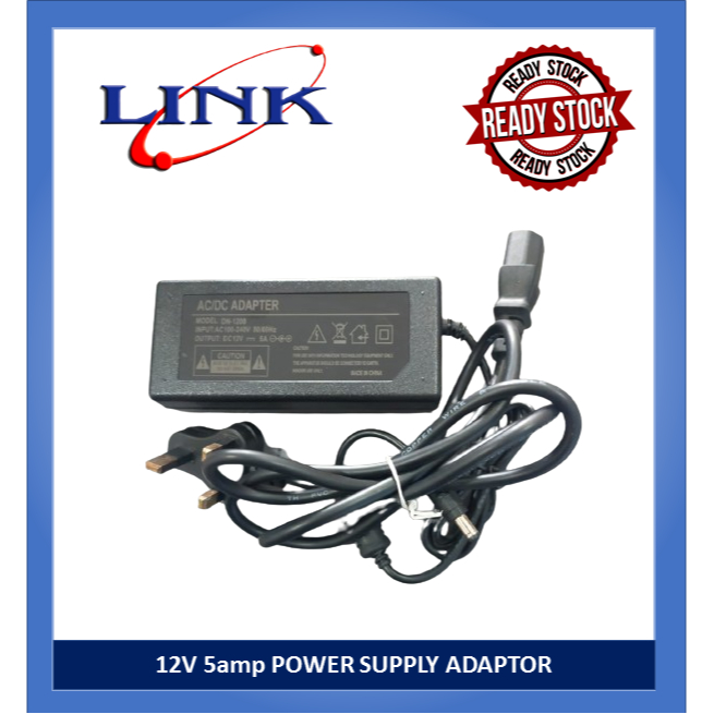 Adaptor 12V DC 5A Power Adapter For CCTV Camera | Shopee Malaysia