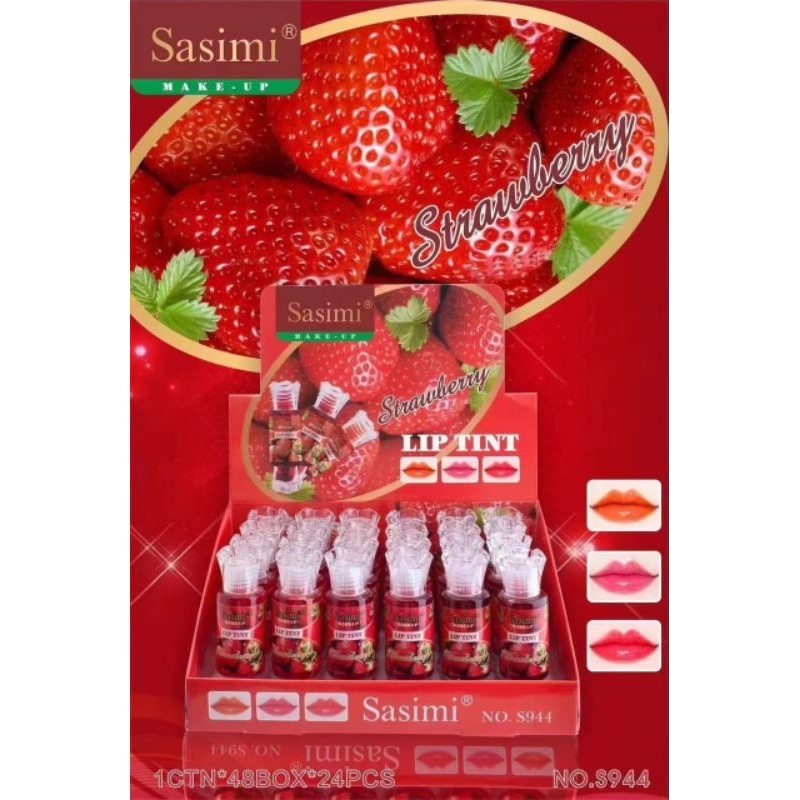 SASIMI STRAWBERRY WATER CANDY LIPTIN BOX 24PCS | Shopee Malaysia