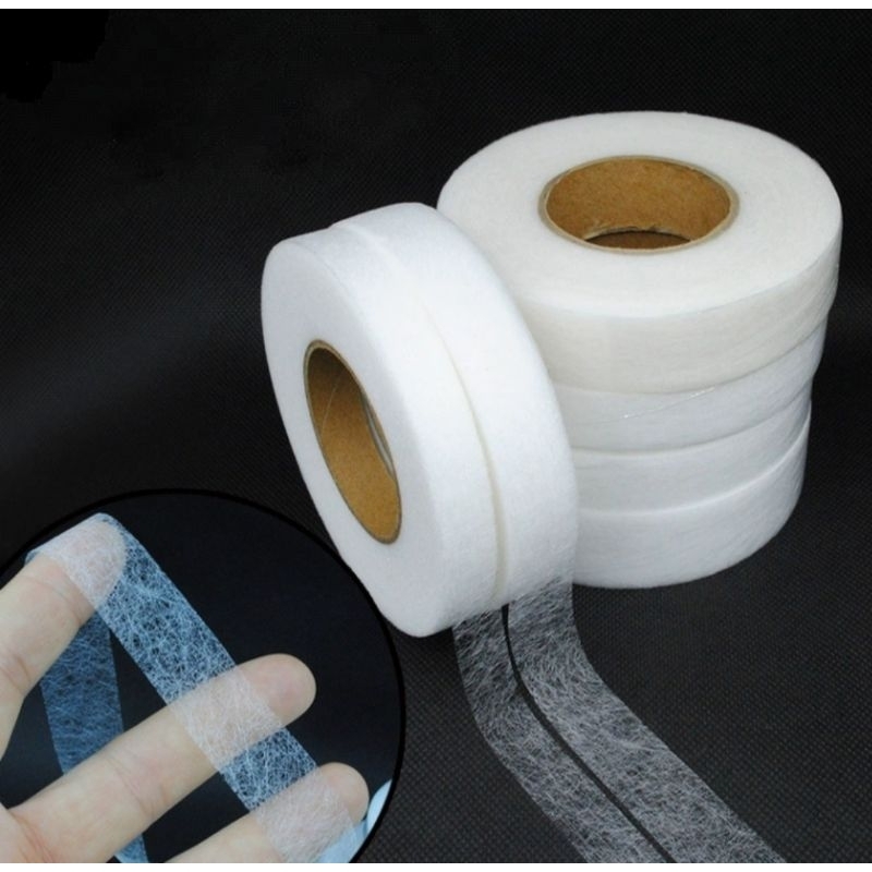 1cm/2CM/3CM/4CM/5CM/100CM DIY Double Sided White Adhesive Cloth Tape ...
