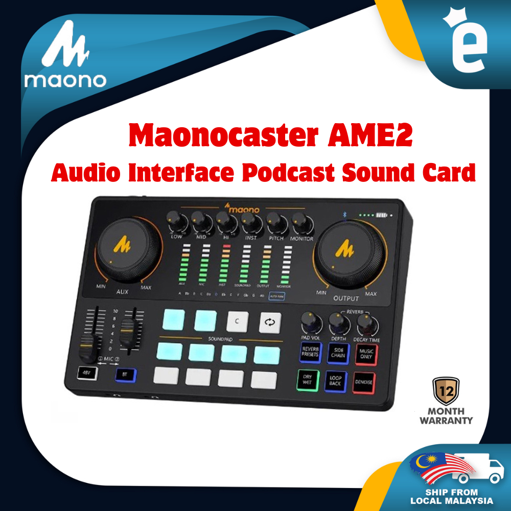 Maono AME2A , AME2 AM-E2 Maonocaster Integrated Audio Production Studio ...