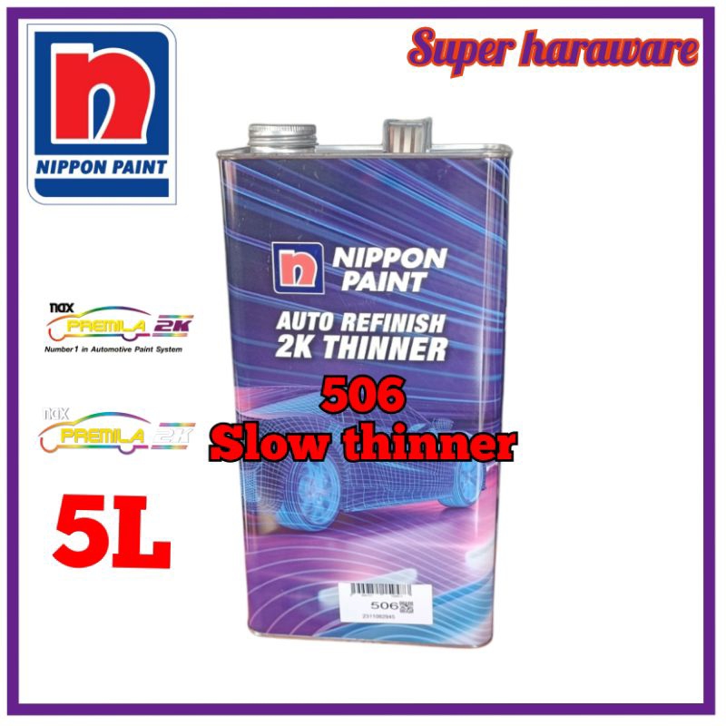 5L Nippon Nax Premila 503 SD 2K Thinner /2K Slow Thinner/Thinner 2K/Thinner/Thinner Cat | Shopee ...