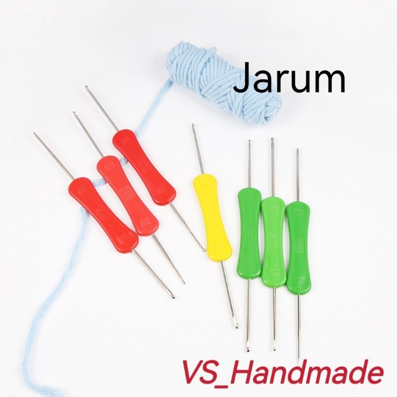 Double Headed Crochet Hooks- Jarum Kait Dua Kepala(3#+4#)Accessories ...