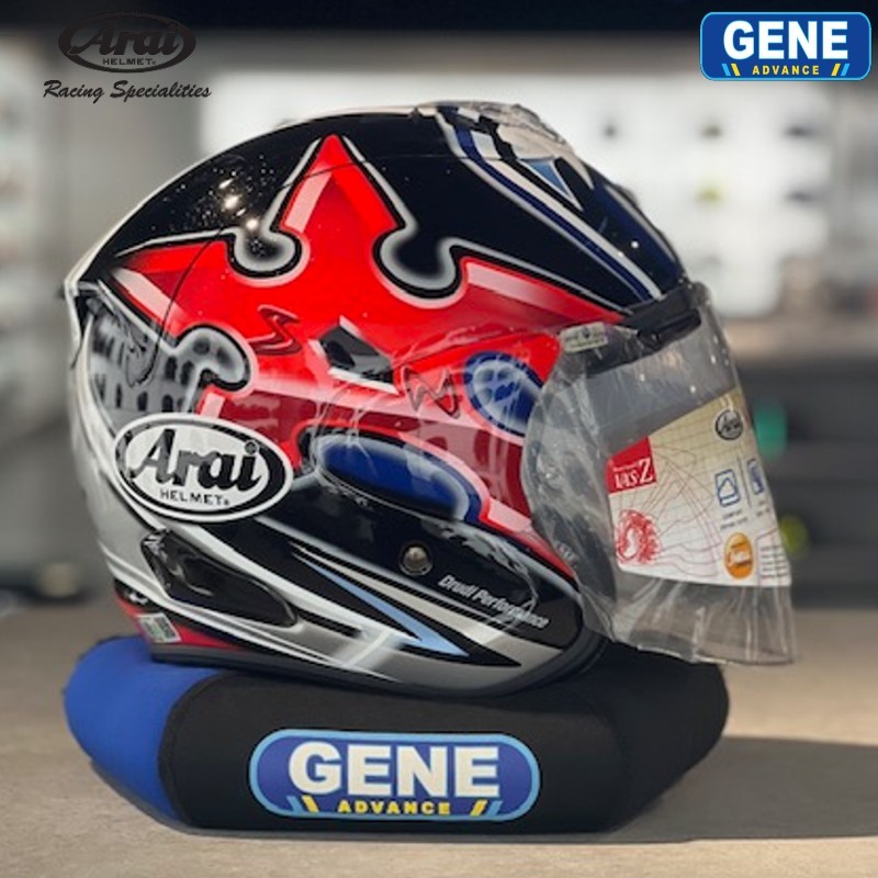 ARAI VZ RAM Nakano Shuriken Silver Open Face Jet Helmet 100% Original From Authorized Dealer ...