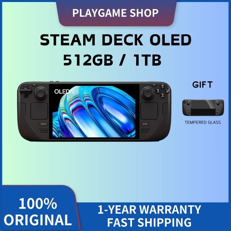 SteamDeck OLED Handheld Gaming Console 512GB/1TB 7.4 -inch | Shopee ...