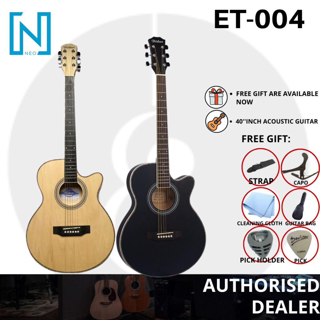Diduo 40"INCH ACOUSTIC GUITAR GT-004 THIN GUITAR | Shopee Malaysia
