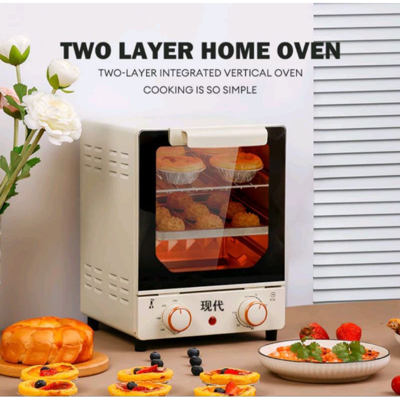 15L Electric Oven Multi-function Automatic Oven Home Baking Bread ...