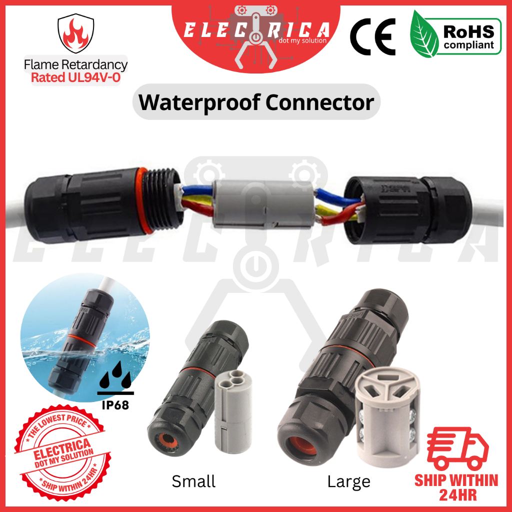 Weatherproof Outdoor Cable Connector IP68 Cable Extender Junction ...