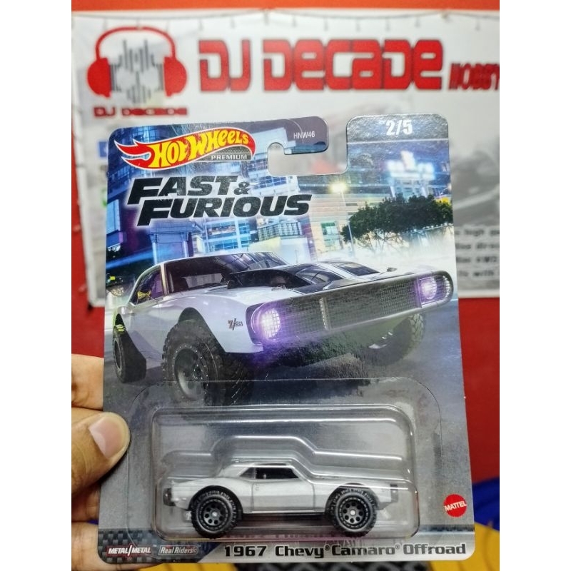 HOT WHEELS PREMIUM FAST & FURIOUS 1967 CHEVY CAMARO OFFROAD | Shopee Malaysia
