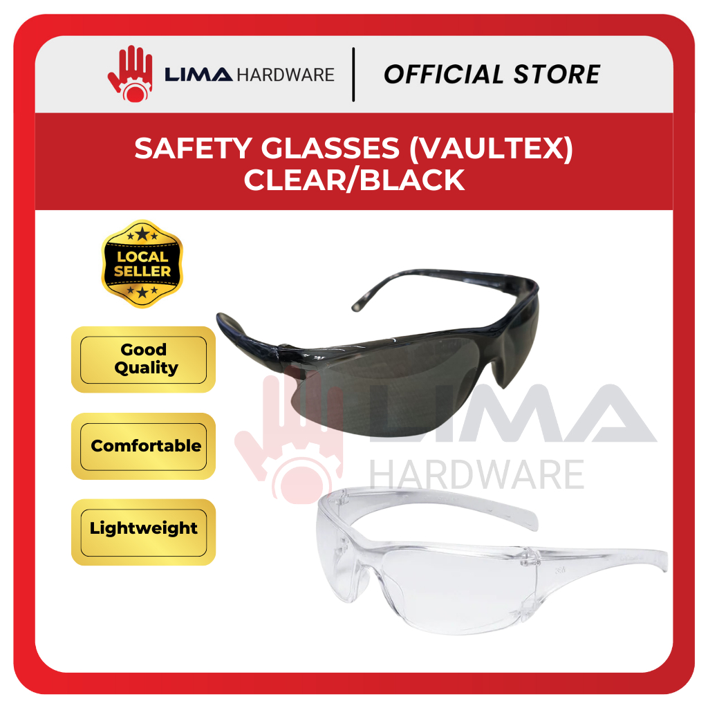 SAFETY GLASSES - VAULTEX - CLEAR (VT1353-C/B) | Shopee Malaysia