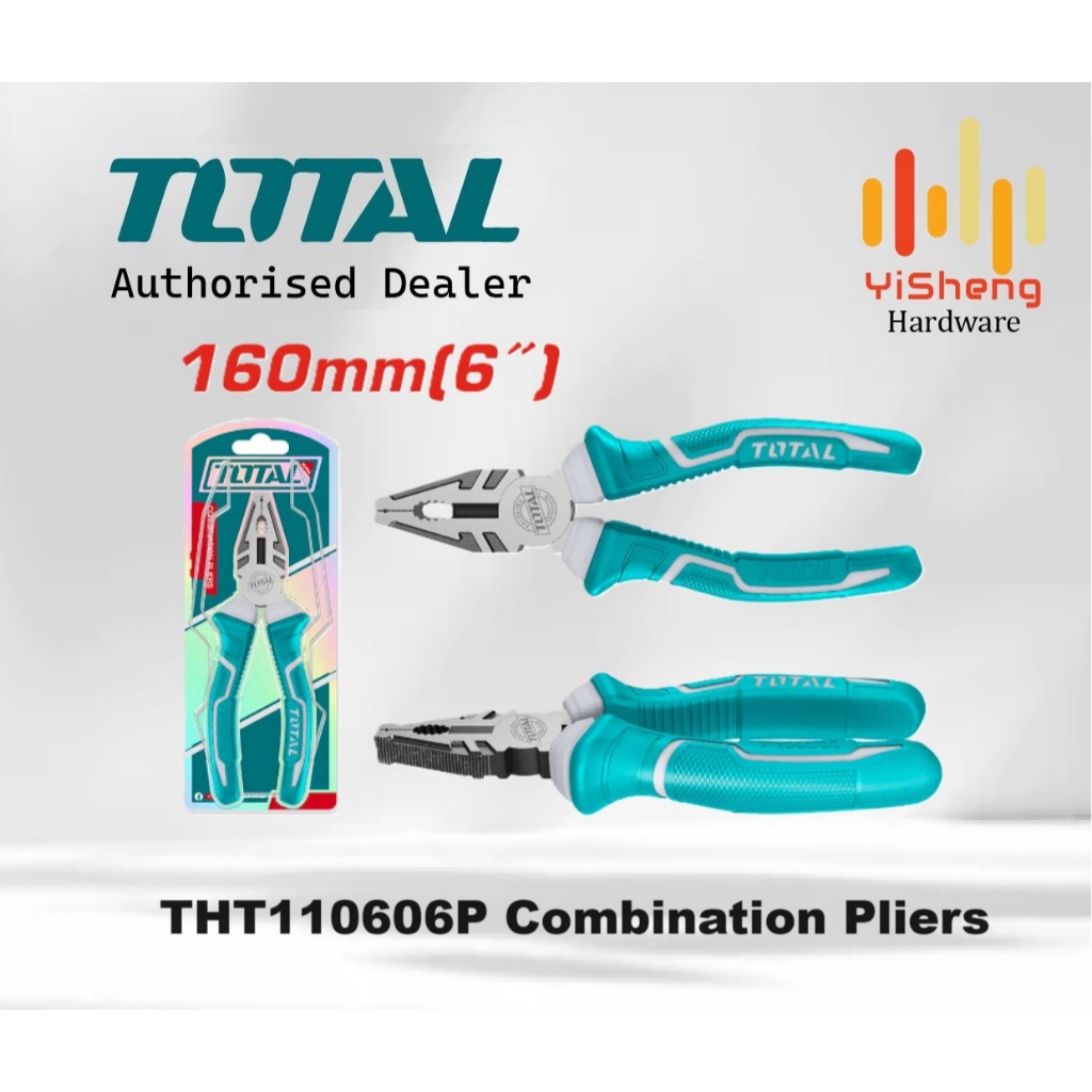 TOTAL THT110606P 6" Combination Pliers | Shopee Malaysia