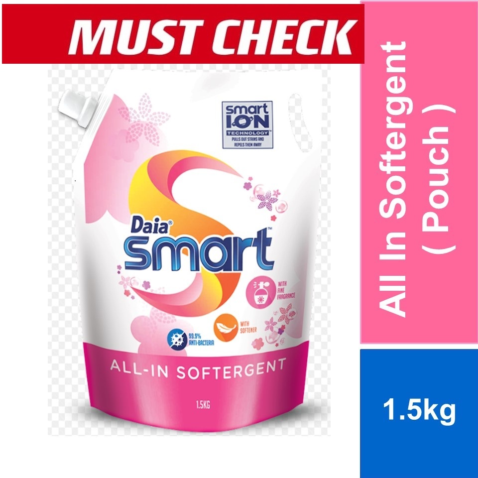 Daia Smart All-in Softergent Original or Sakura Bloom 1.5kg pouch | Shopee Malaysia