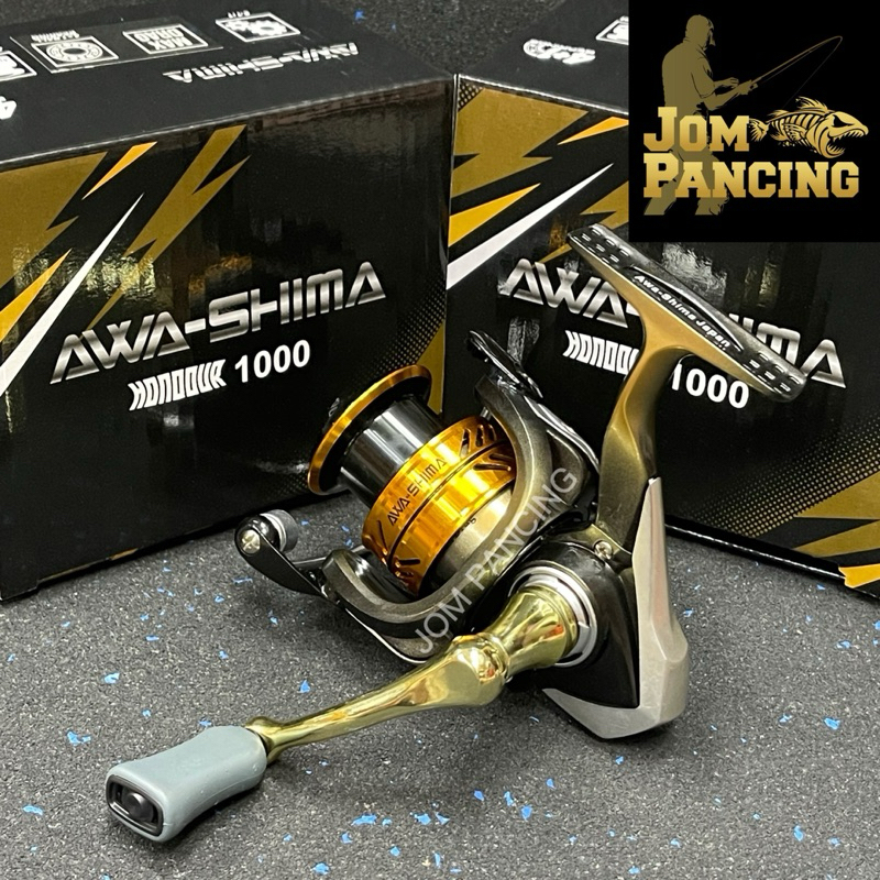 【Jom Pancing】AWA-SHIMA HONOOUR SPINNING FISHING REEL,Mesin Mancing ...