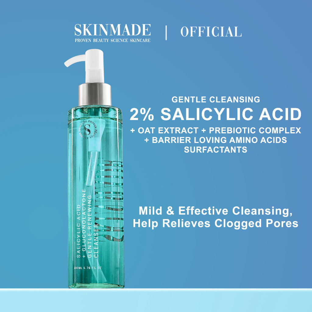 SKINMADE Salicylic Acid BHA + PHA Renewing/Salicylic Cleanser (200ml ...
