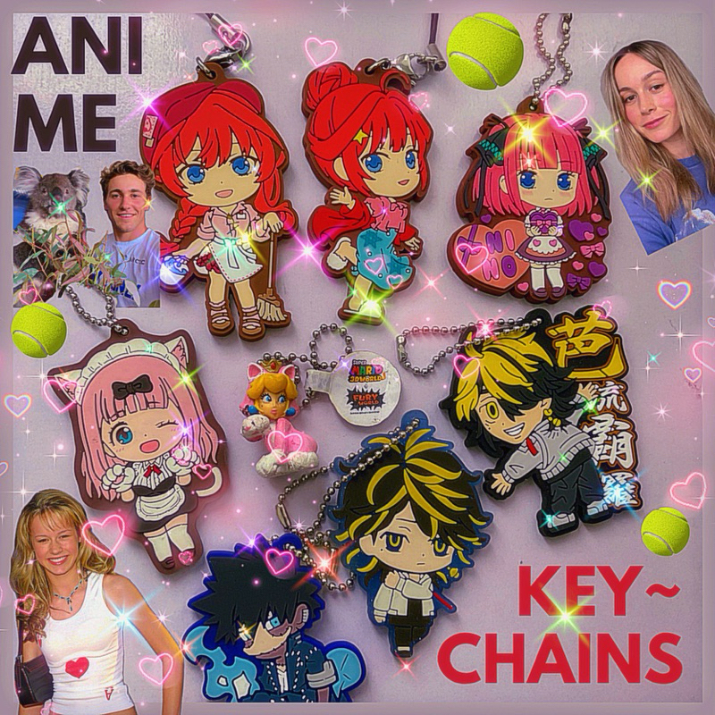 OFFICIAL ANIME KEYCHAINS & KEYHOLDER: Quintessential Quintuplets ...