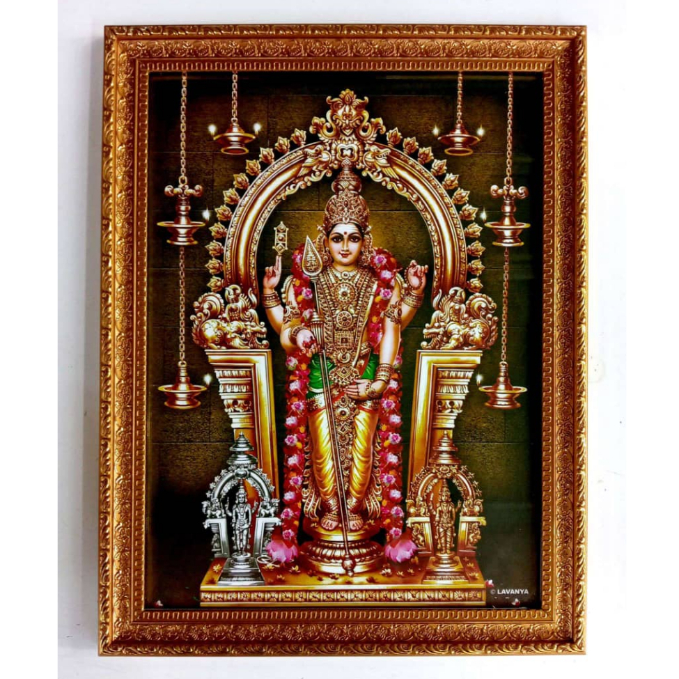 Murugan Photo Frame With Glass | Shopee Malaysia