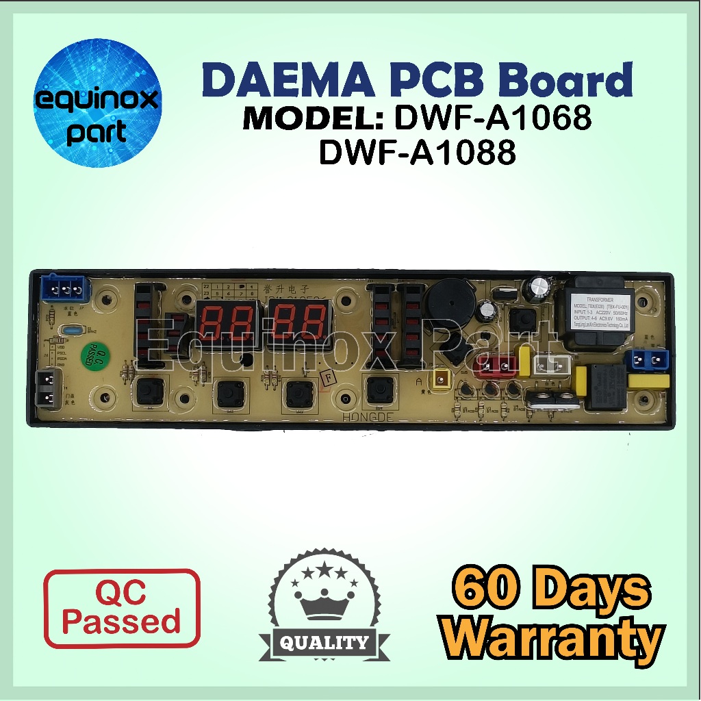DWF-A1068 DWF-A1088 DAEMA Washing Machine PCB Board | Shopee Malaysia