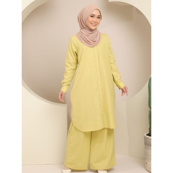 Luna Suit in Lemonade (TOP & PANTS) | Shopee Malaysia