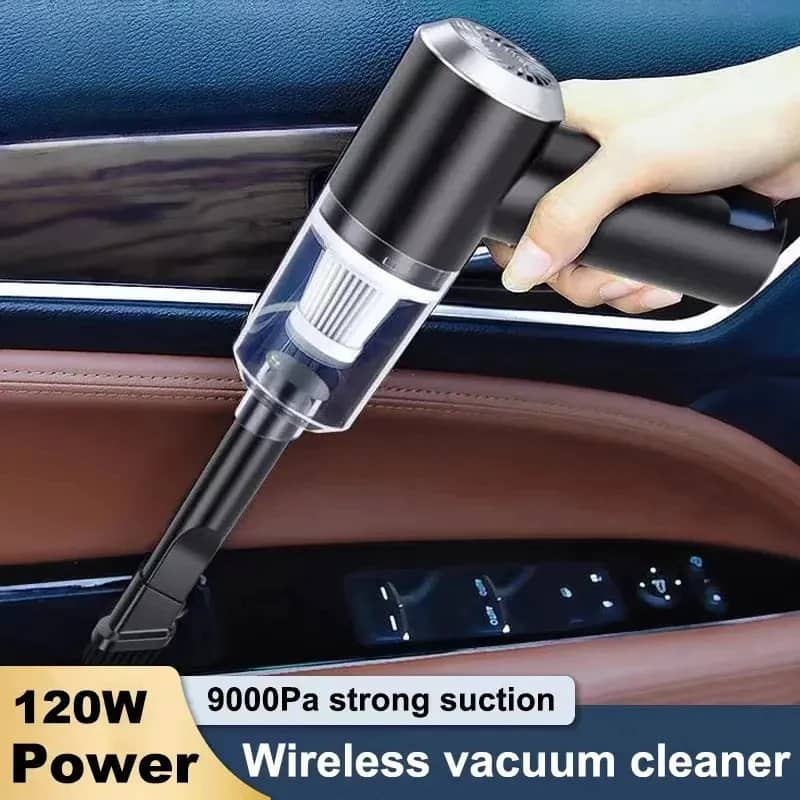 Cordless Car Vacuum Cleaner 9900PA Mini Wireless Vacuum Kereta ...