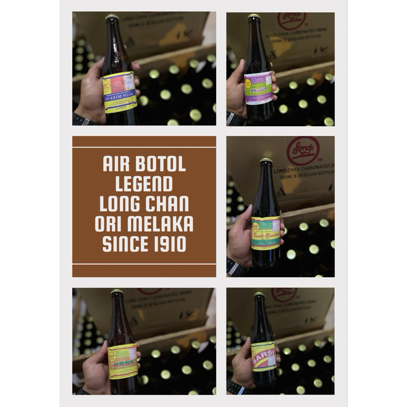 Air Botol Legend Long Chan Ori Melaka Since 1910 soda drinks snacks ...