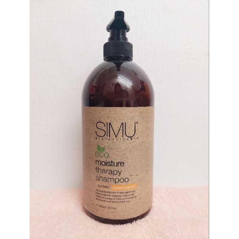 Simu Moisture Therapy Shampoo 1000ml 补水系列（No SLS & Silicone) | Shopee ...