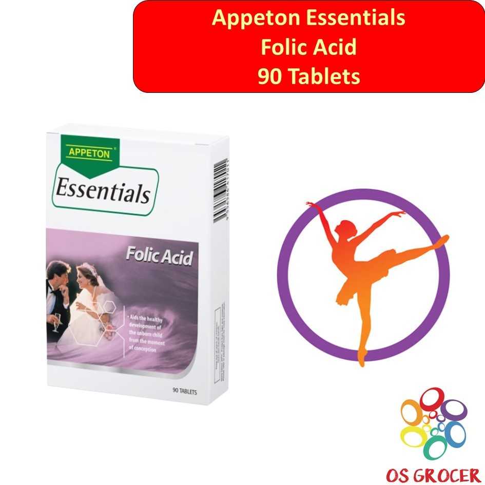 Appeton Essentials Folic Acid 90 Tablets | Shopee Malaysia