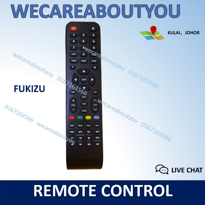 Original FUKIZU Smart TV Remote Control | Shopee Malaysia