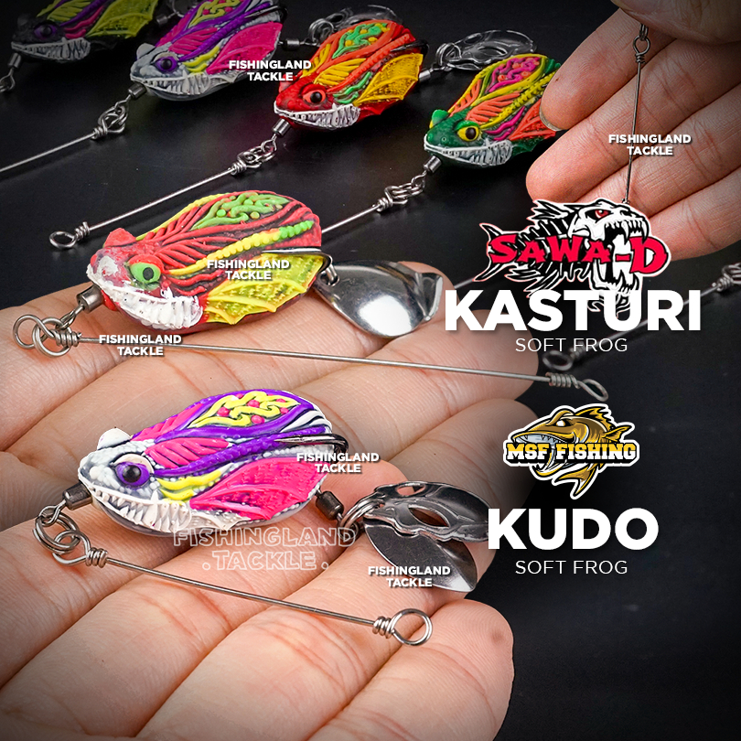 MSF Kudo 34 & Sawa-D Kasturi Soft Frog | 3.5cm / 6cm | Umpan Tiruan ...