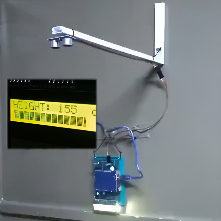 Project Arduino Height Measurement Ultrasonic LCD Projek RBT Tahun ...