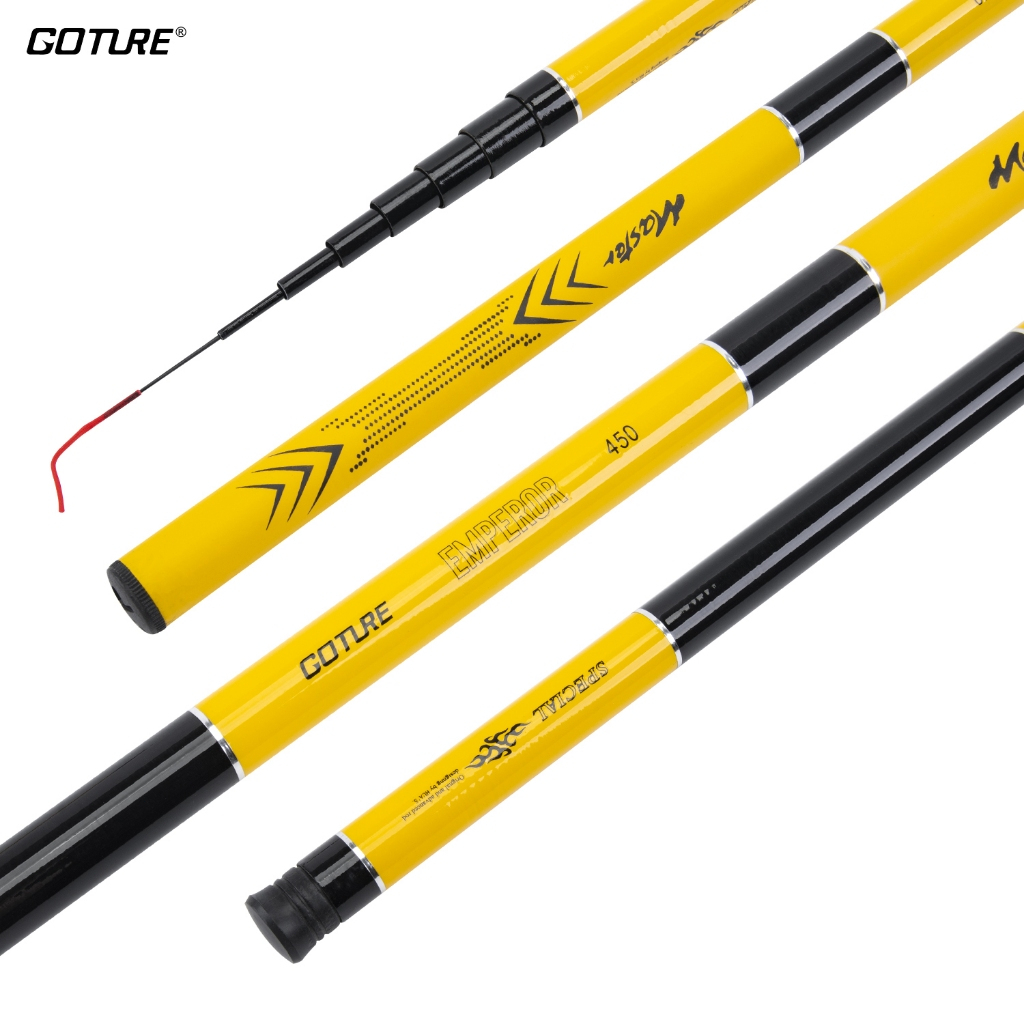 GOTURE Emperor Joran Pancing Mudah Alih Gentian Karbon Joran Pancing7FT ...