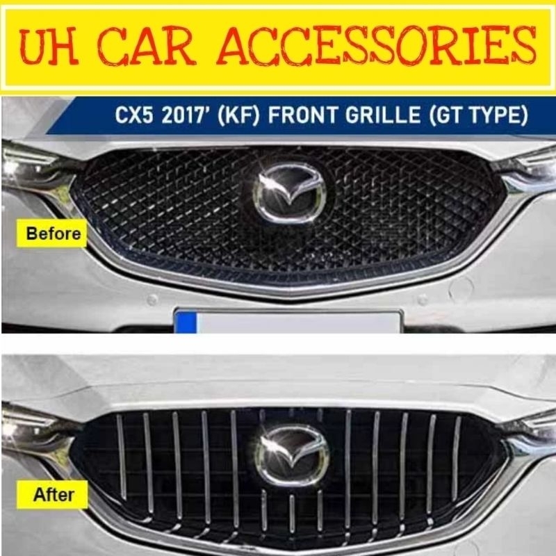 MAZDA CX5 KF 2017-2022 GT FRONT GRILL | Shopee Malaysia