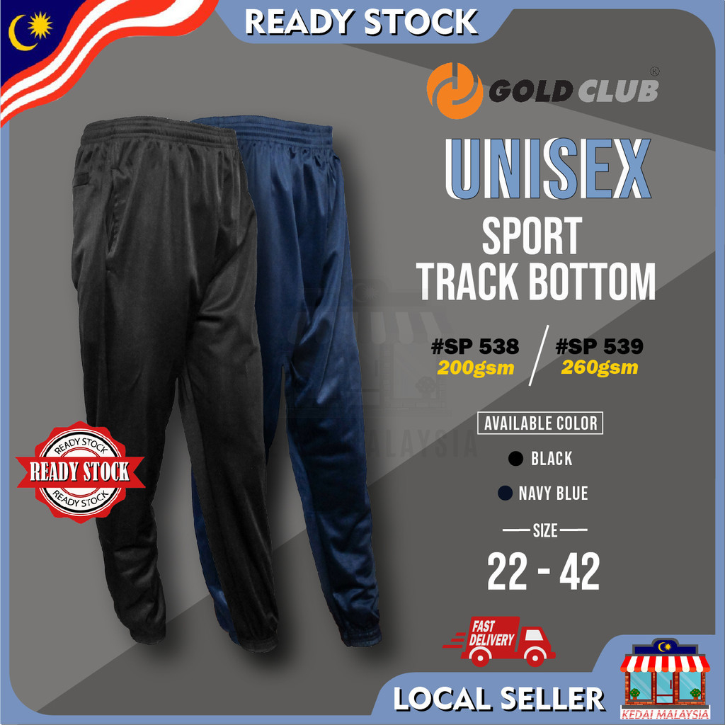 𝐆𝐎𝐋𝐃 𝐂𝐋𝐔𝐁 SELUAR SUKAN PANJANG / SPORT TRACK BOTTOM LONG PANT #538 #539 ...