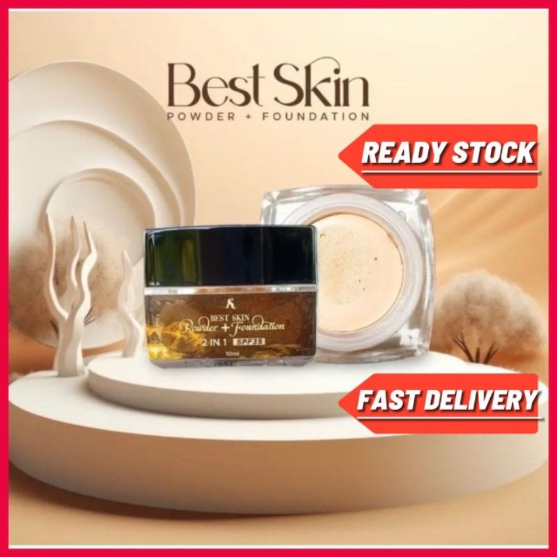 DHERBS SET COMBO DELIMA LIP BUTTER DAN SKIN POWDER PLUS FOUNDATION ...