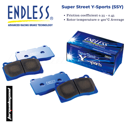 (LEXUS LS UCF30 SUMITOMO 4POT) ENDLESS BRAKE PAD SSY TYPE 400°C FRONT ...