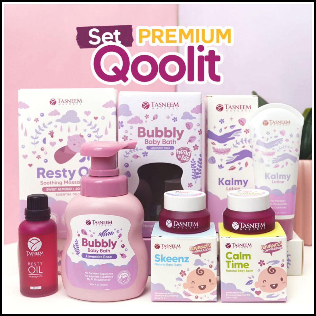 Tasneem Naturel Skeenz Kalmy Lavender Bath Set Kulit Sihat Demam HFMD ...