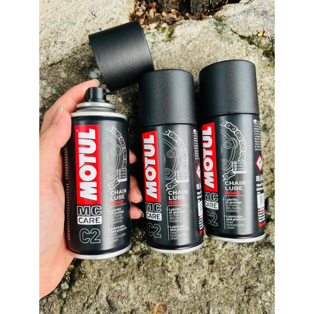 Original MOTUL C2 Chain Lube Universal Motor 100% Genuine Sticky Minyak ...
