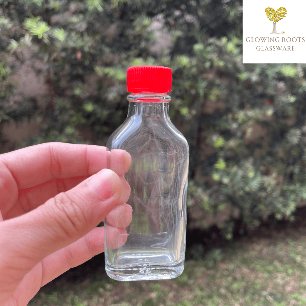 READY STOCK 30ml Clear Glass Bottle/ Mini Sampling Glass with Cap and ...