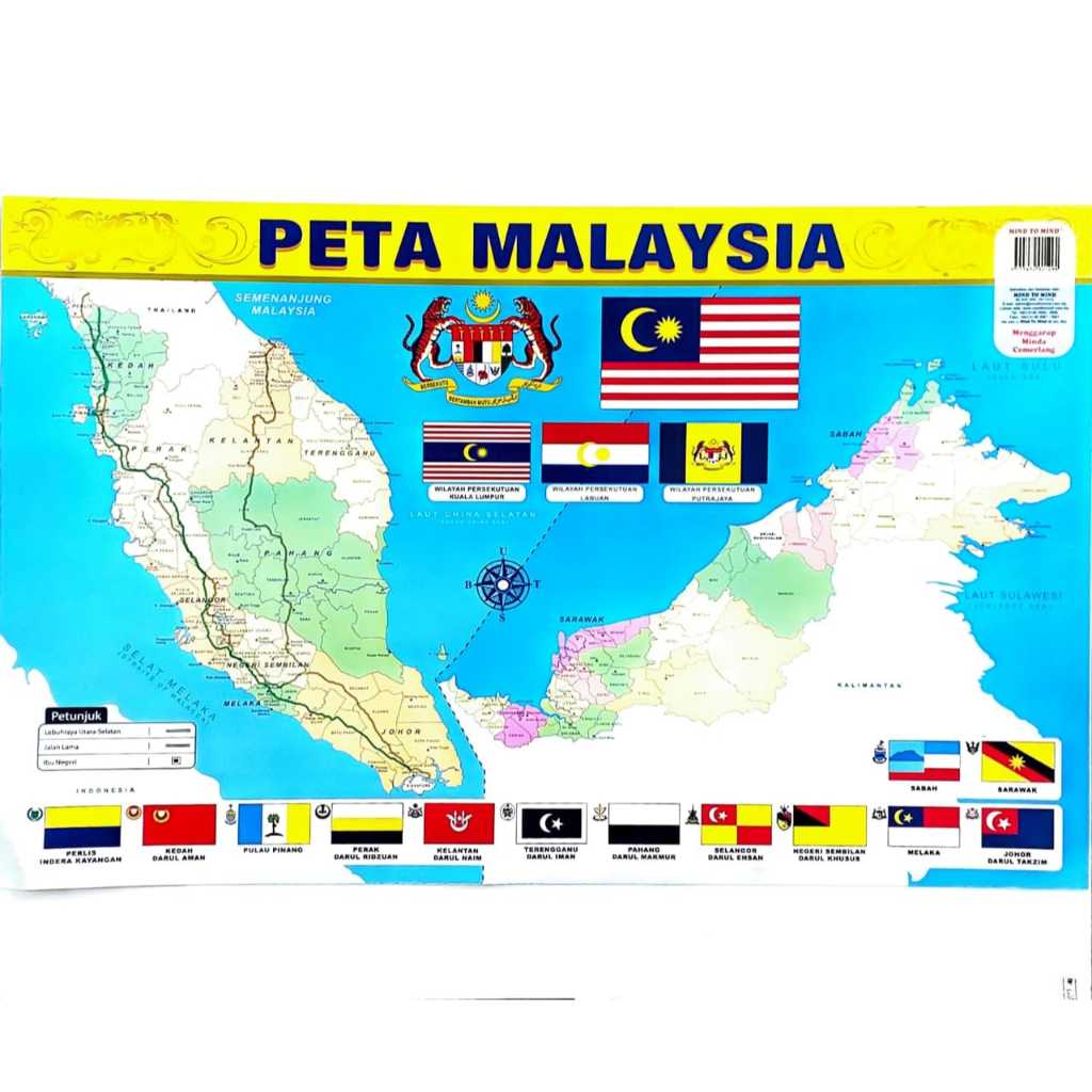 Poster Pendidikan PETA MALAYSIA | Shopee Malaysia